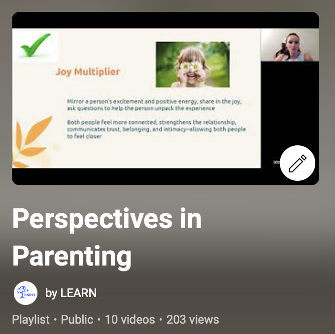 Perspectives in Parenting Series - Parents