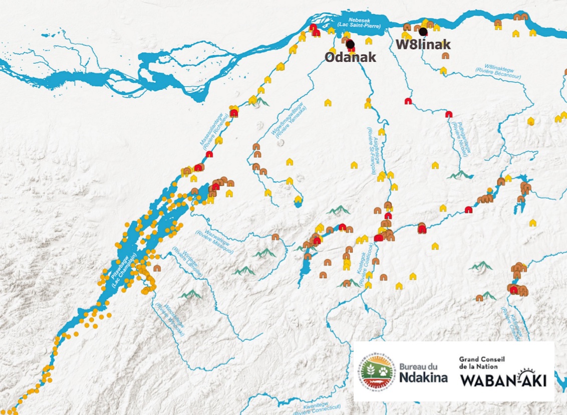 W8banakiak Territory - Map as Local History investigation starter ...