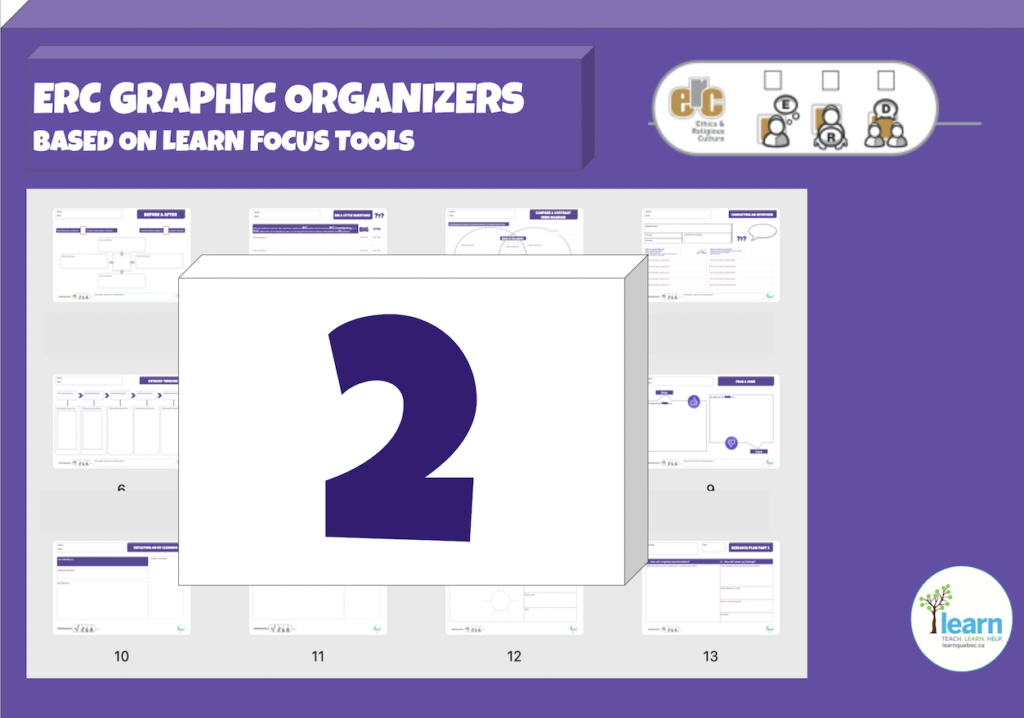 ERC/CCQ Cycle 2 Elementary Graphic Organizers - Educators