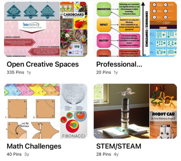 LEARN Pinterest Boards - Educators
