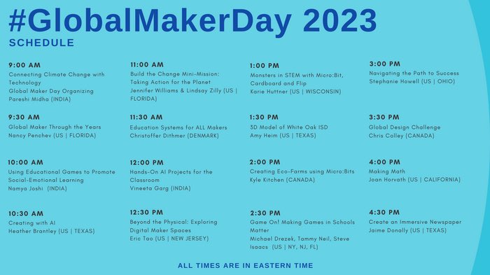 Global Maker Day - Educators
