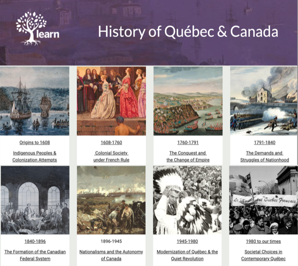 History of Québec and Canada - Educators