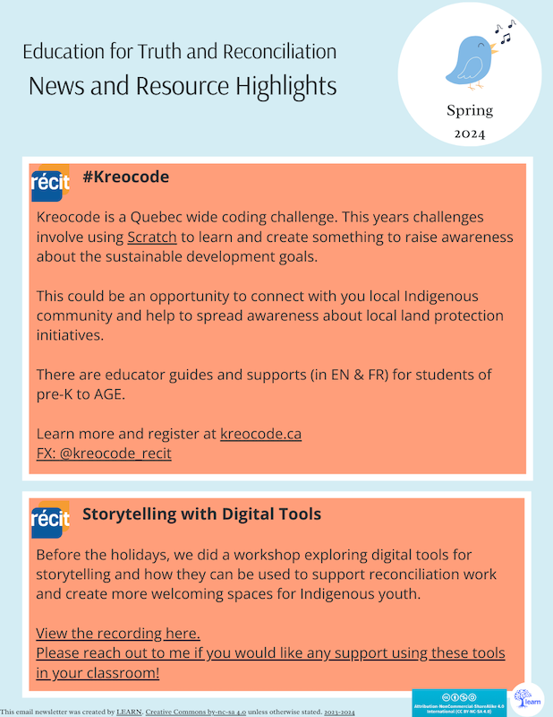 Education for Truth & Reconciliation - Educators